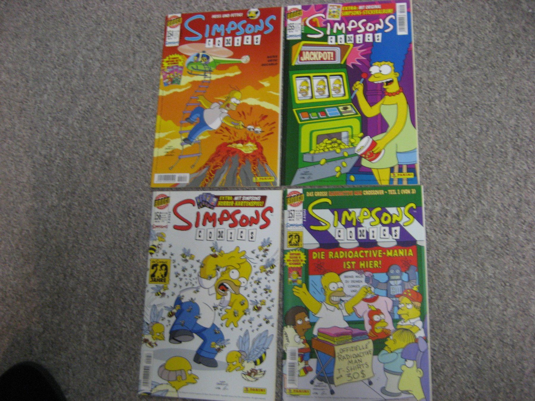 Simpsons Comic 154,155,156,157 (Gebraucht) in Bottighofen für CHF 10 ...
