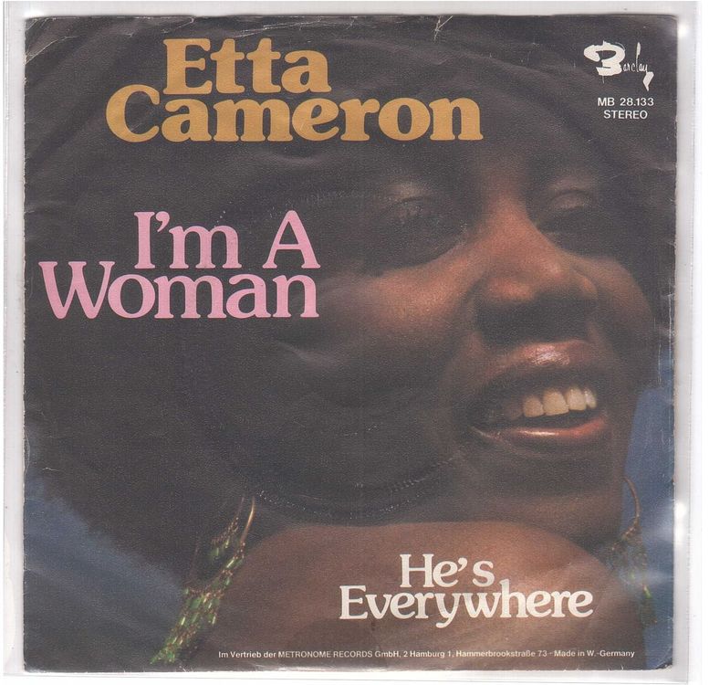Etta Cameron - i'm a woman (D'occasion) à Oberwil (Dägerlen) pour CHF 1 ...