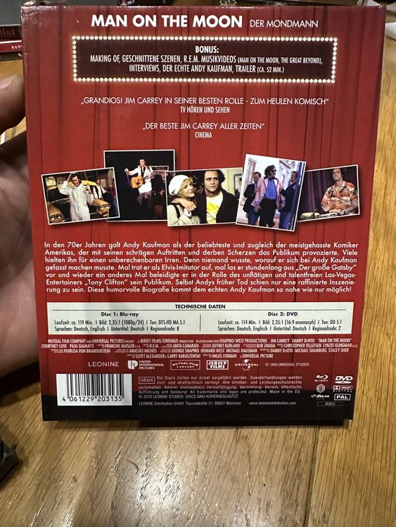 Man on the Moon, der Mondmann Blu ray Mediabook (Gebraucht) in Benken ...