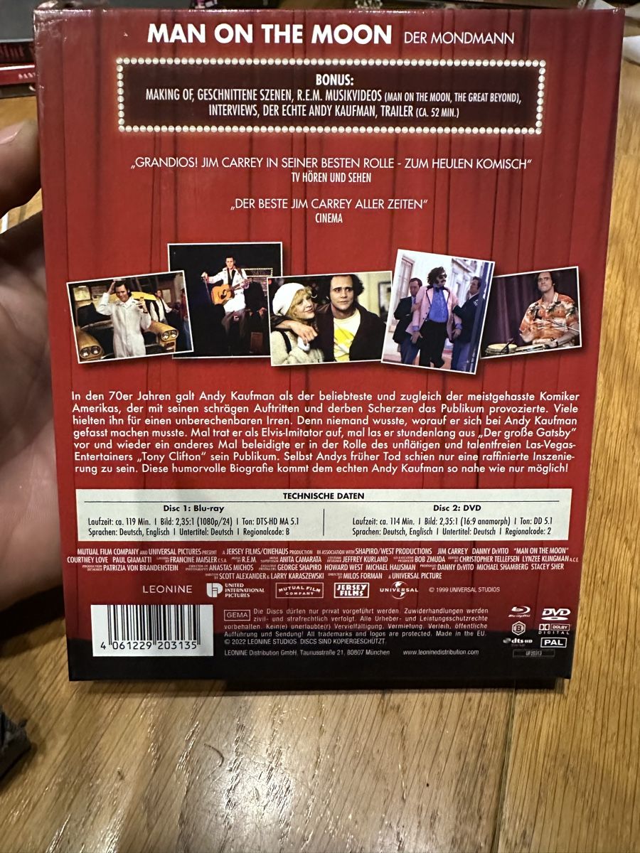 Man on the Moon, der Mondmann Blu ray Mediabook (Gebraucht) in Benken ...