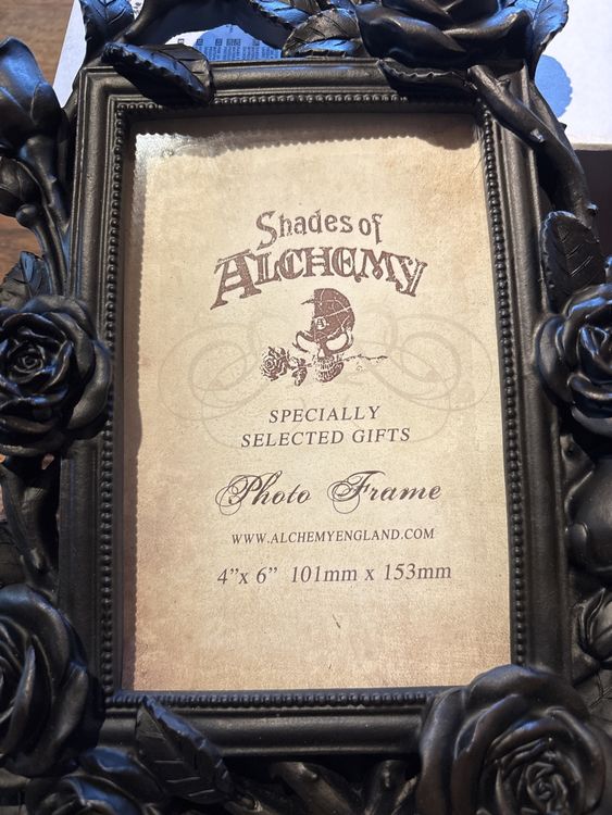 2er Set Shades of Alchemy Fotorahmen Rosen Gothic Style (Neu (gemäss ...