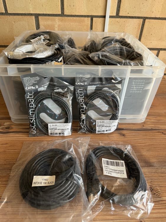 Internet Kabel verschiedene Grössen (Neu und originalverpackt) in ...