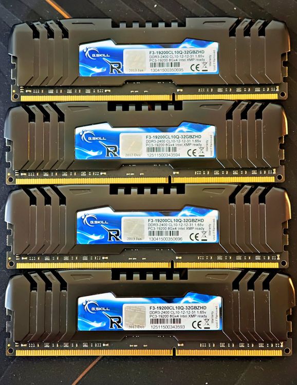 G.Skill DDR3 RAM 32 GB (4×8 GB) – 2400 MHz, CL10 (Gebraucht) in Glarus ...