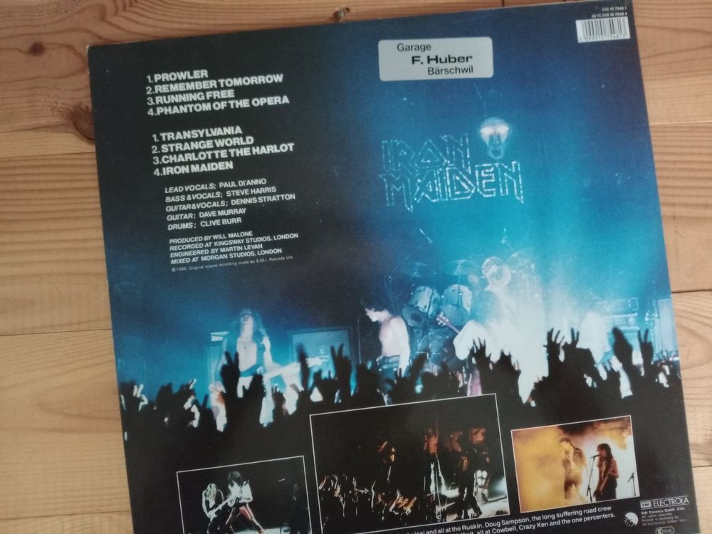 Iron Maiden - Iron Maiden - Vinyl LP - Selten! Top Zustand (Gebraucht ...