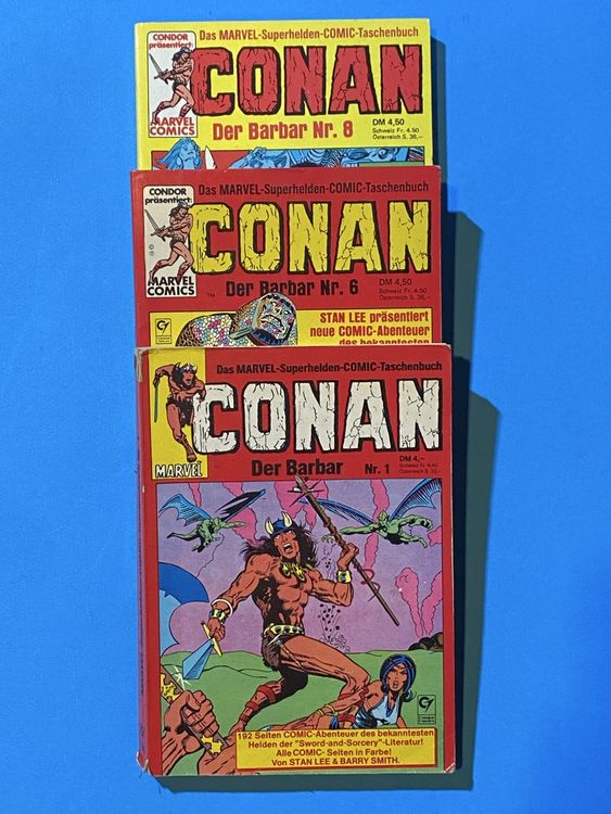3 Conan Comics - Der Barbar - Nr. 1, 6 & 8 (Gebraucht) in Zuerich für ...