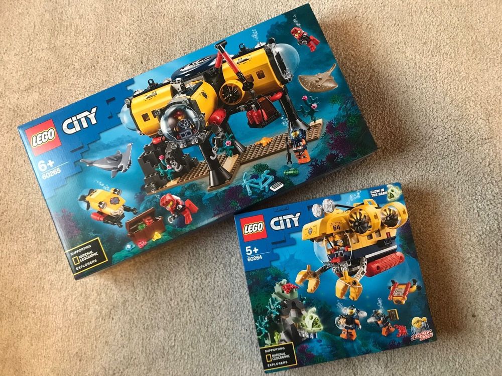 Lego City Unterwasser Basis 60265/Forschungs U-Boot 60264 | Kaufen auf ...