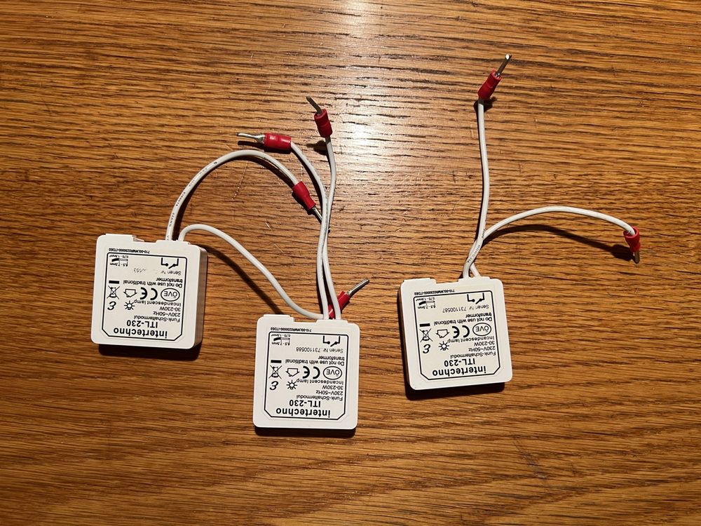 3x Intertechno ITL-230 SmartHome Funk-Schaltermodul | Kaufen auf Ricardo