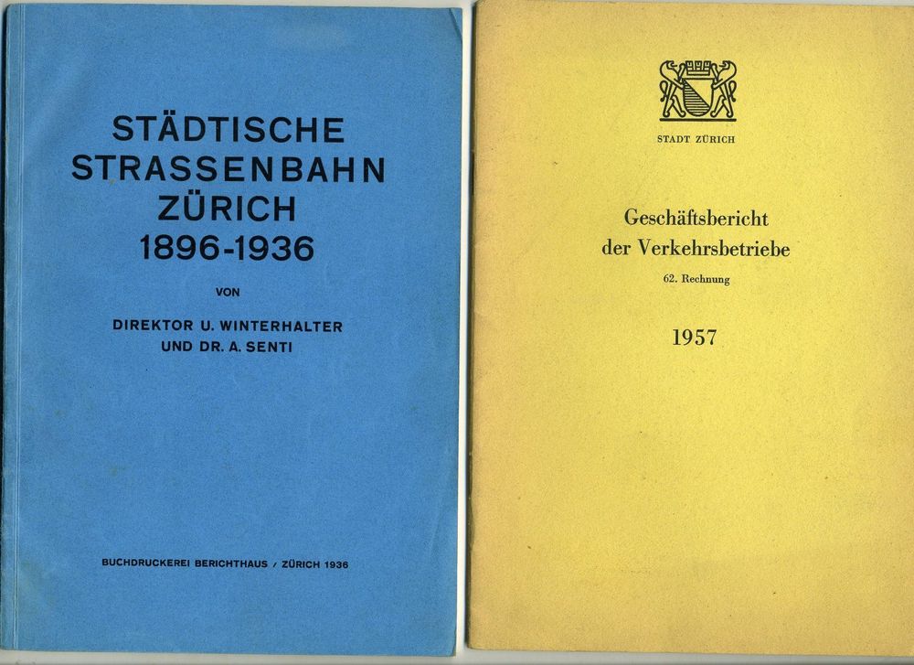 Städtische Strassenbahn Zürich 1896-1936 | Kaufen auf Ricardo