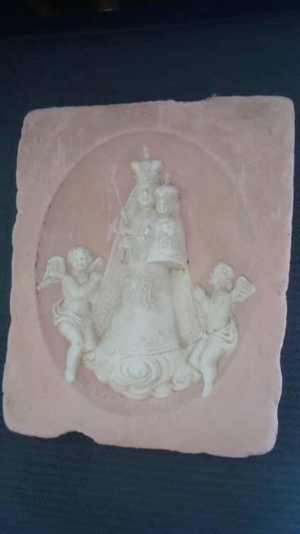 Gips Relief Bild St. Maria mit Engeln Einsiedeln (Gebraucht) in ...