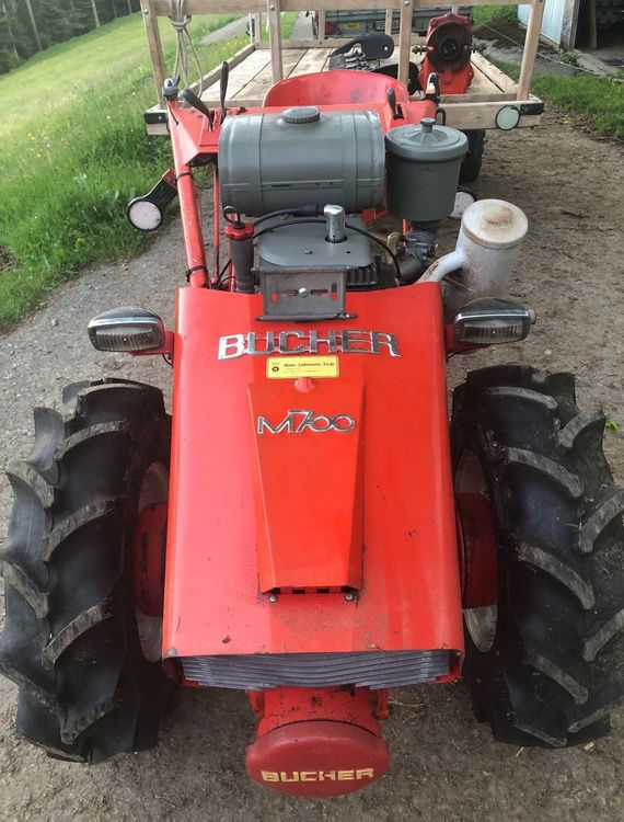 Bucher Motormäher M700 mit Triebachsanhänger (Gebraucht) in Trub für ...