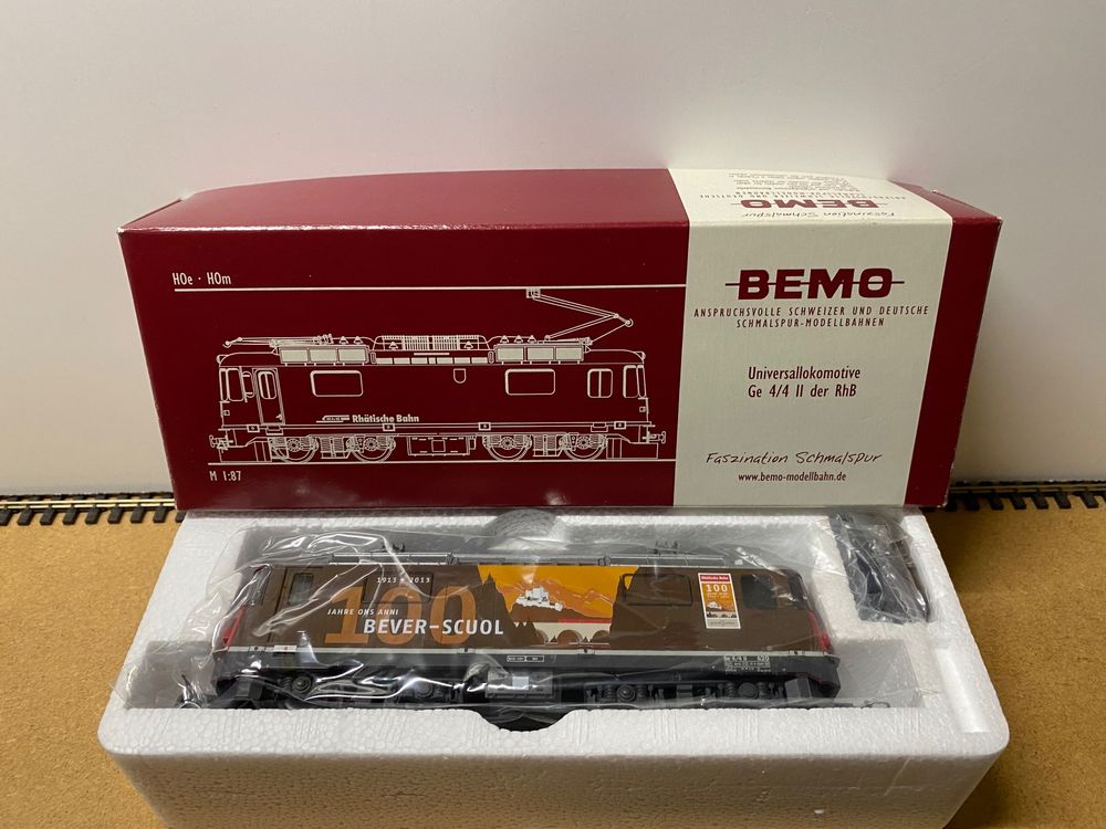 Bemo 1258 170 RhB Ge4/4 || 620 „100 Jahre Bever Scuol“ (Neu (gemäss ...