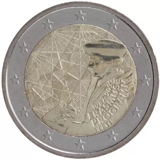 2 euro commemorative - Estonia - 2022 - Erasmus (Neu und ...