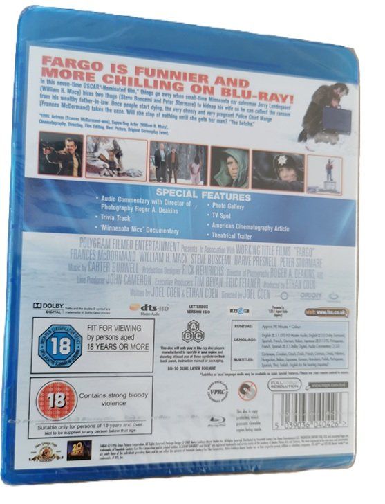 FARGO (Blu-Ray, UK) new, still sealed (Neu und originalverpackt) in ...