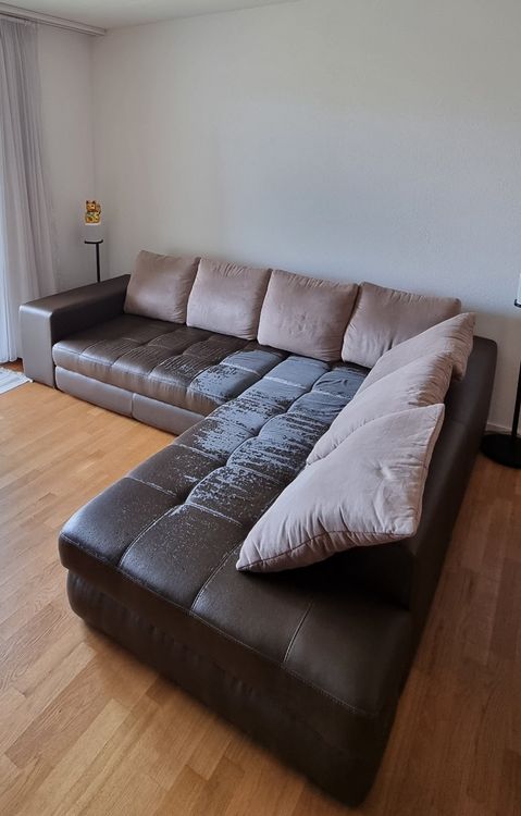Grosse Sofa mit Longchair (Gebraucht) in Dübendorf für CHF 1 – nur ...