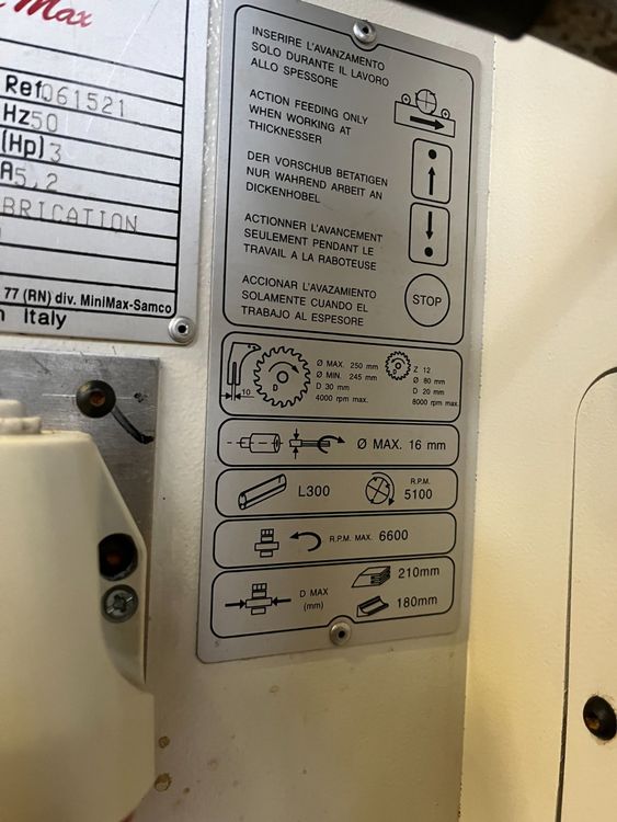 Holzbearbeitung- Kombimaschine MiniMax LAB 300N mit Absaugun (Gebraucht ...