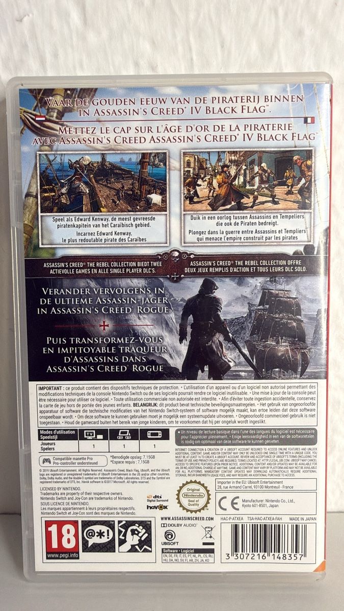 Assassin's Creed Rebel Collection - Nintendo Switch Game (Gebraucht) in ...