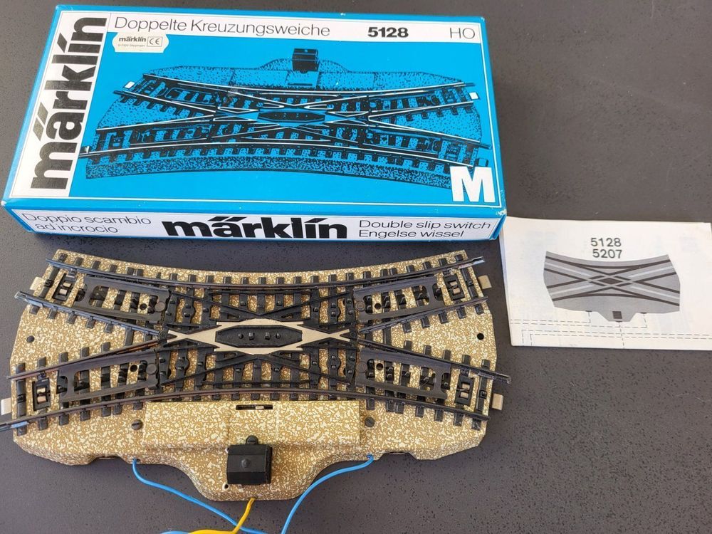 Märklin 5128 Doppelte Kreuzungsweiche OV | Kaufen auf Ricardo