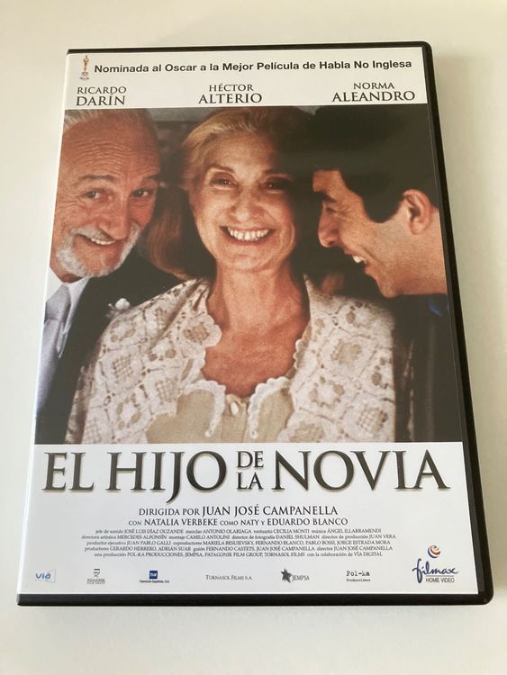 El Hijo De La Novia [dvd] Spanish English Subtitles Gebraucht In
