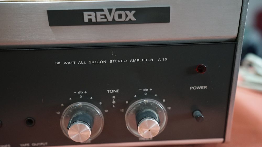 REVOX A78 Verstärker Amplifier vintage hifi (Gebraucht) in Kollbrunn für CHF 160 – mit Lieferung ...