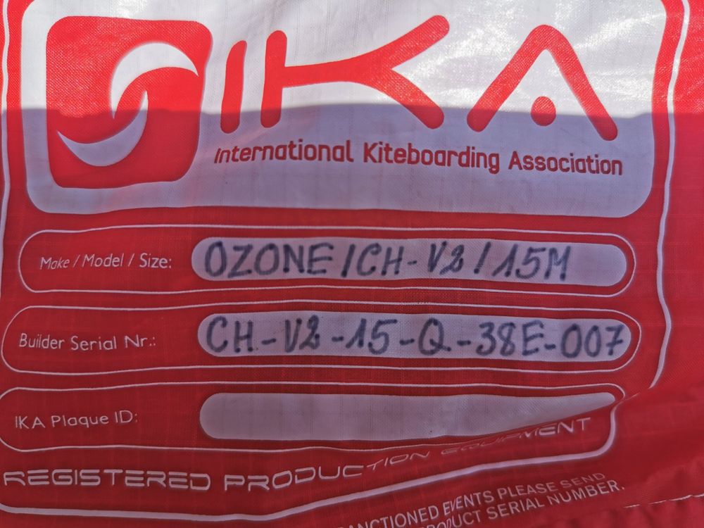 Ozone Chrono V2 15 m2 mit Bar Universal „One Bar“ HQ4 55 cm (Gebraucht) in Nänikon für CHF 798 ...