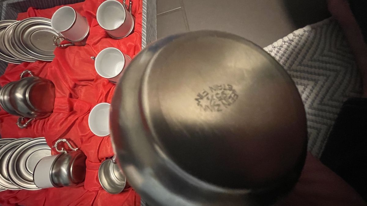 Teeservice, 95% Feinzinn, Logana, Italy, Vintage Komplett! (Gebraucht ...