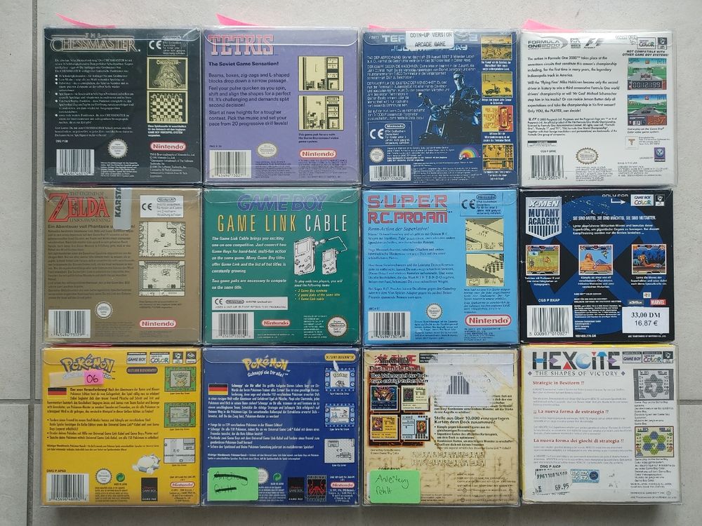Gameboy 27 Spiele Sammlung in OVP (Gebraucht) in Erlinsbach für CHF ...