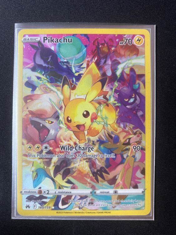 Pikachu 160 - Secret Rare - NM/MINT - Crown Zenith - EN (Neu (gemäss ...