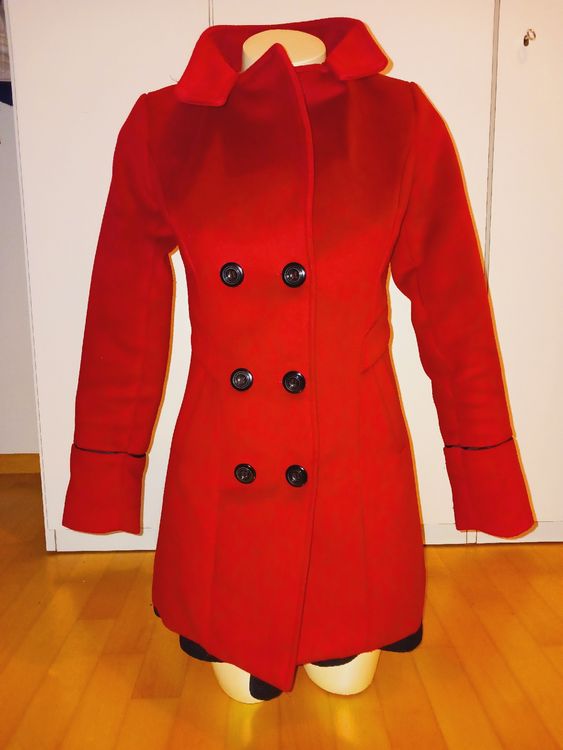 super Mantel manteu sommerjacke elegance lady in red jacke (Gebraucht ...