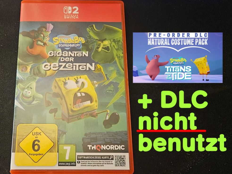SpongeBob Giganten der Gezeiten Titans of the Tide Switch 2 (Neu ...