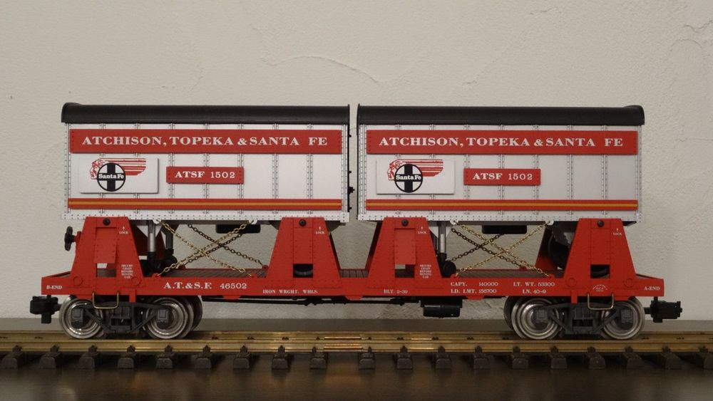 Aristo Craft 46502, A.T.&S.F., ATSF 1502, Piggy Back Flat Ca (Neu (gemäss Beschreibung)) in ...