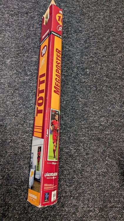 Mega Poster Francesco Totti - 2 Meter – Gazzetta dello Sport (Gebraucht ...