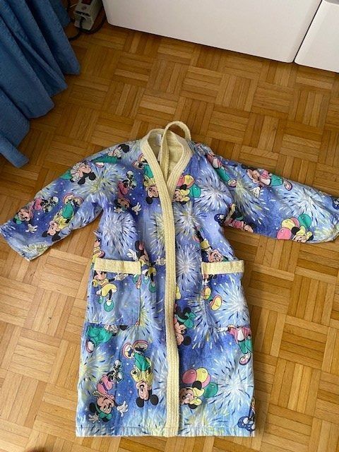 Micky Maus Bademantel Kinder Grösse ca. 146/152 | Kaufen auf Ricardo
