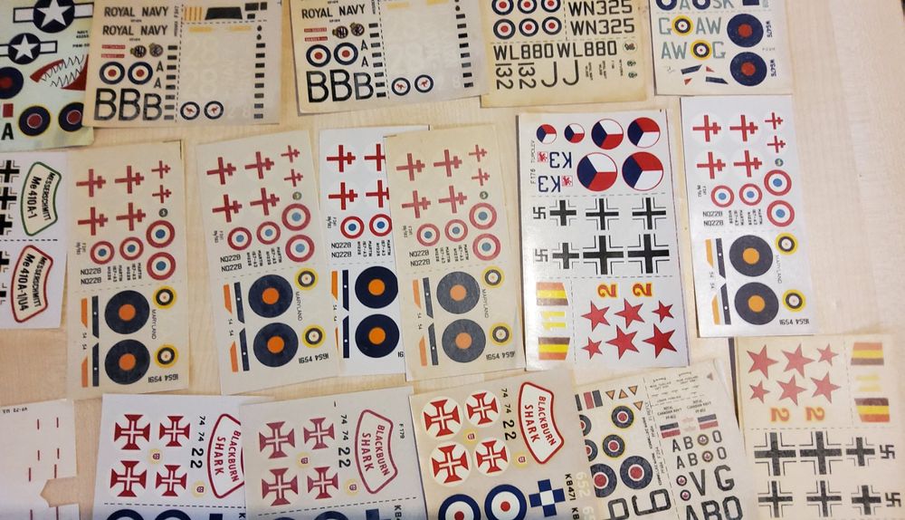GROSSE Sammlung Decals für Modellbau (Gebraucht) in Grüningen für CHF ...