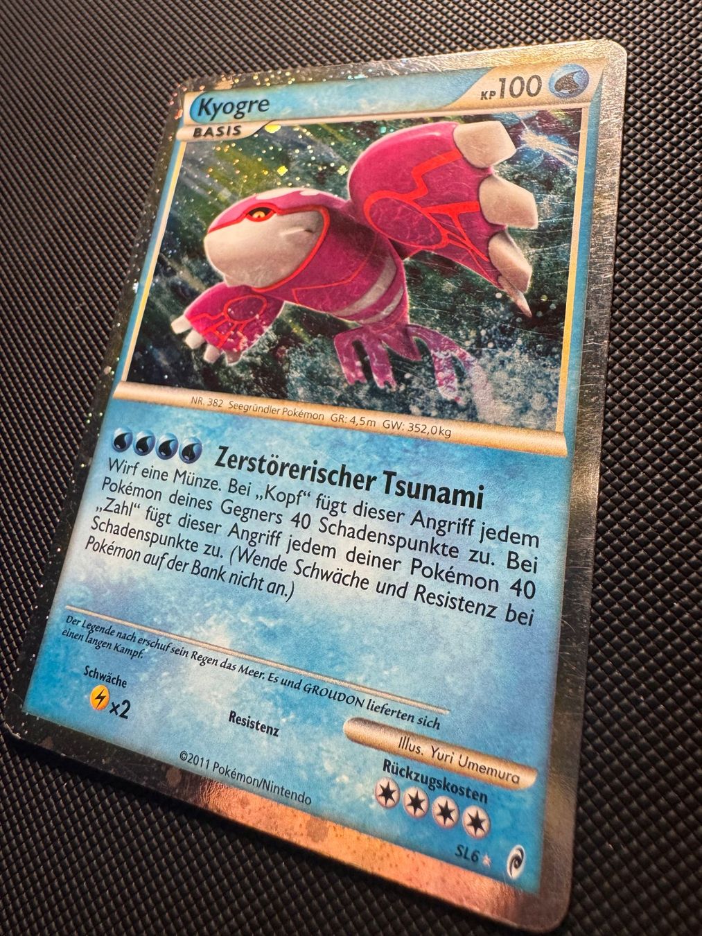 Pokemon Shiny Kyogre SL6 Ruf der Legenden/Call of Legends DE (Gebraucht ...