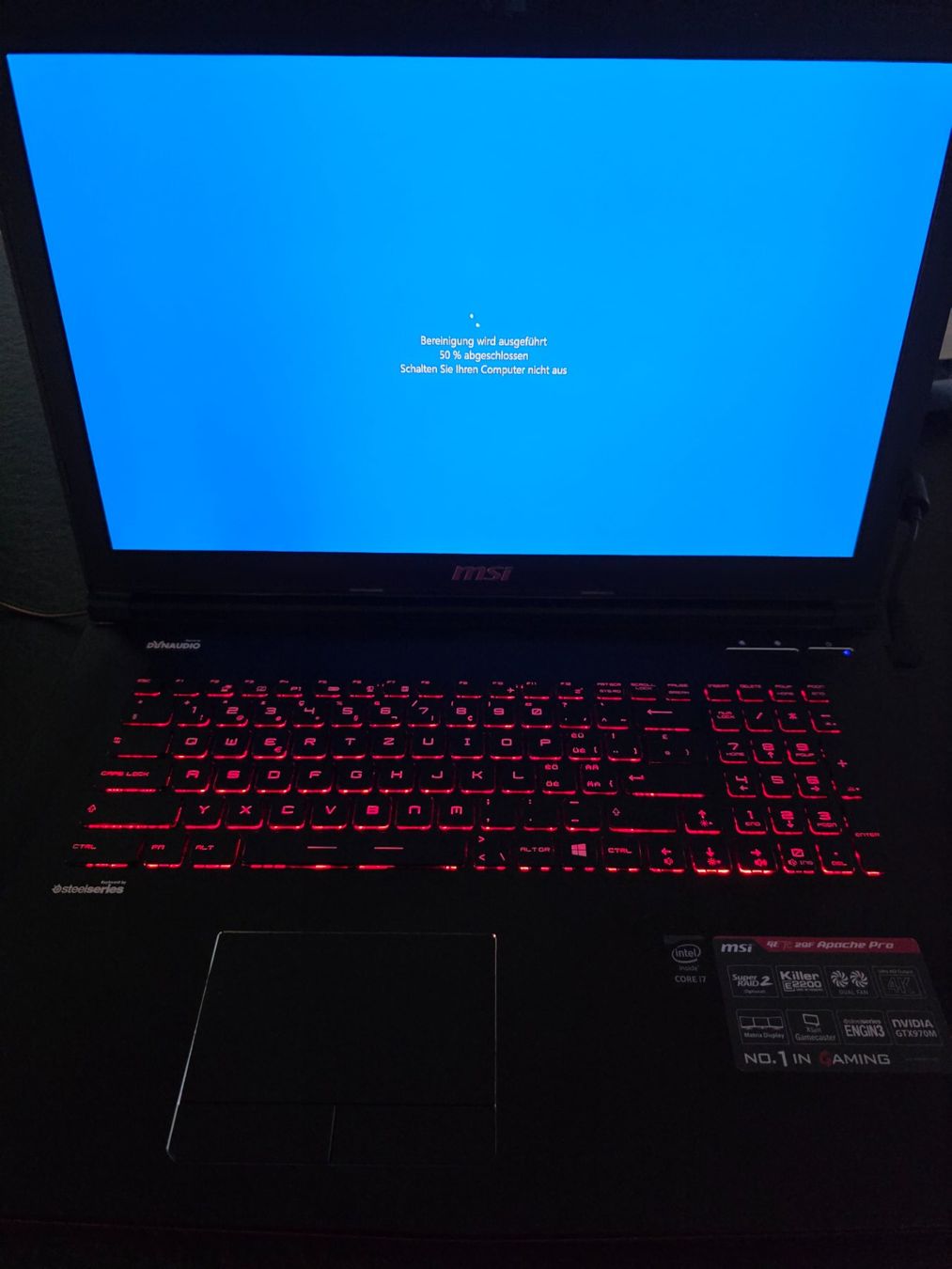 MSI Apache Pro GE72 2GF inkl. Windows und Laufwerk (Gebraucht) in ...
