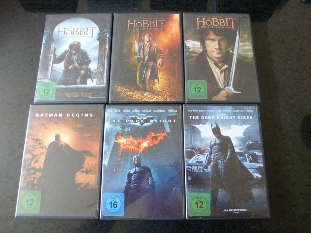 Hobbit / Batman DVD Trilogien (Gebraucht) in Buchrain für CHF 1 – nur ...