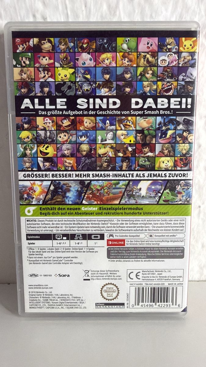 Nintendo Switch: Super Smash Bros. Ultimate - Great! (Gebraucht) in ...