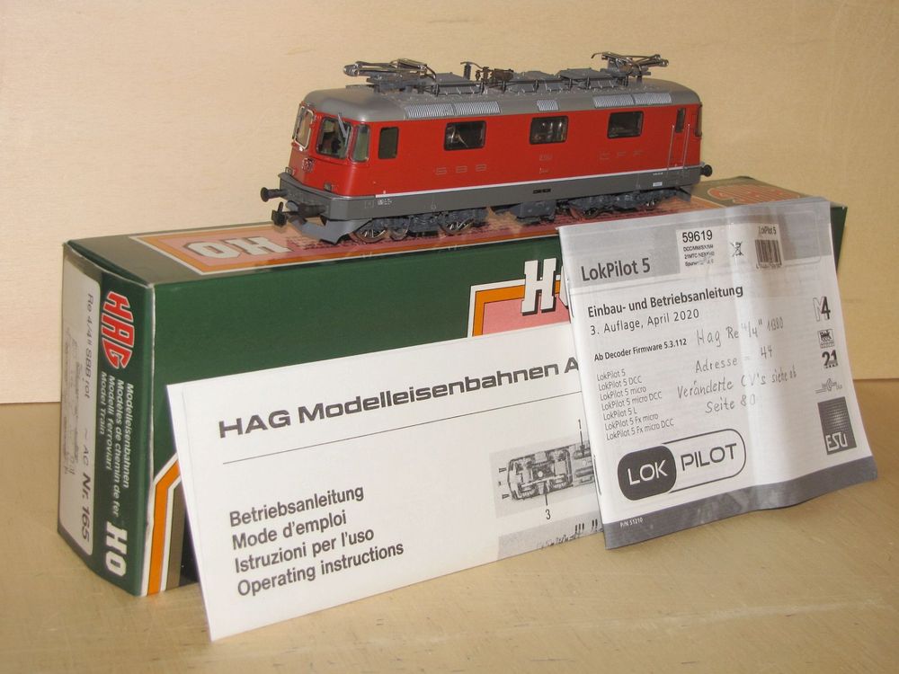 Hag AC-Digital 165, Re 4/4‘‘ 11380 (1) der SBB. | Kaufen auf Ricardo
