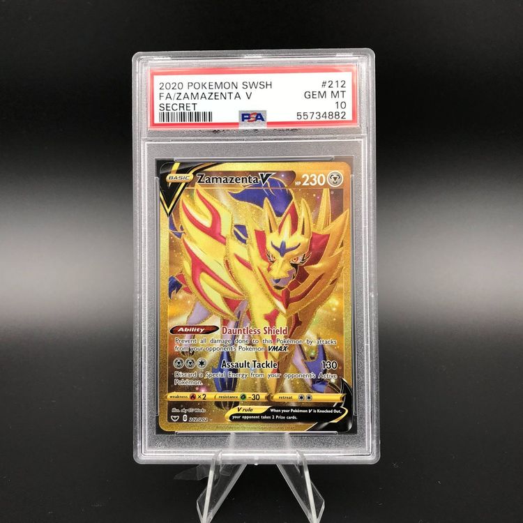 Zamazenta V Gold Sword & Shield Base PSA 10 ab 1.- (Usato) a Hagendorn ...