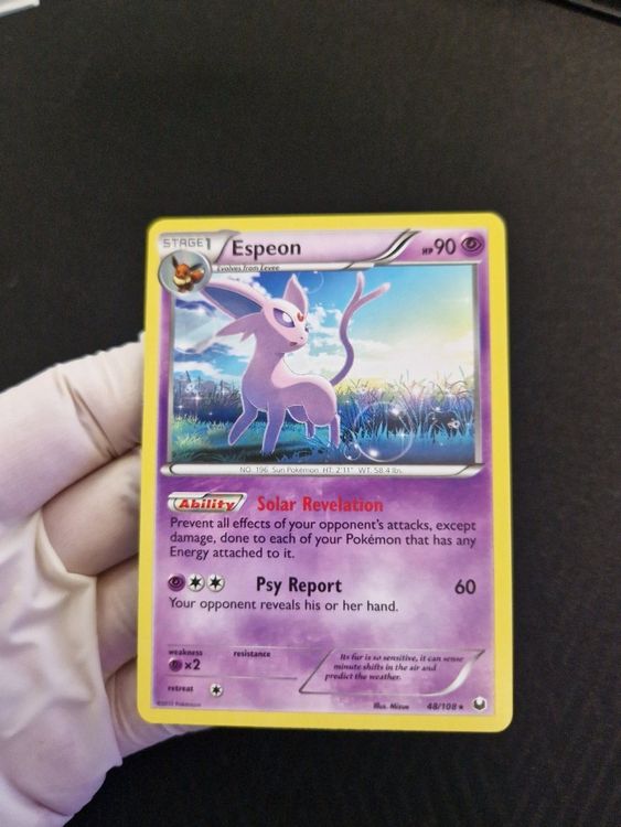 Espeon Black & White Pokemon Karte | Kaufen auf Ricardo
