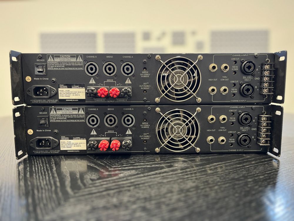 2 Stück PA-Endstufen (Verstärker) Peavey PV900 für Bastler | Kaufen auf Ricardo