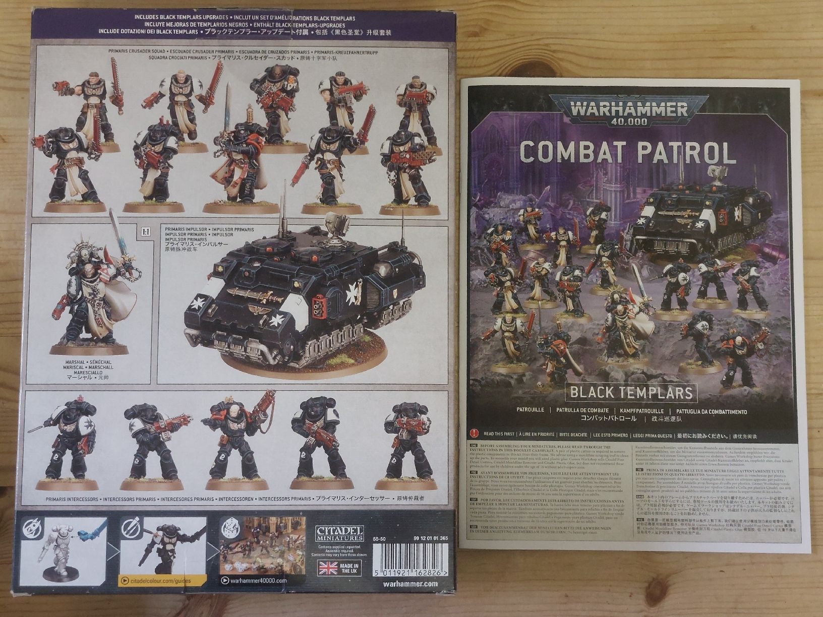 Warhammer Templar Combat patrol + Emperor's Champ + Marshall (Neu ...