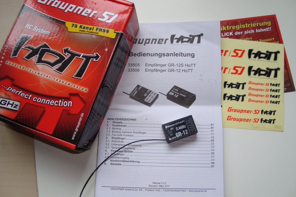 Graupner GR-12 Empfänger | Kaufen auf Ricardo