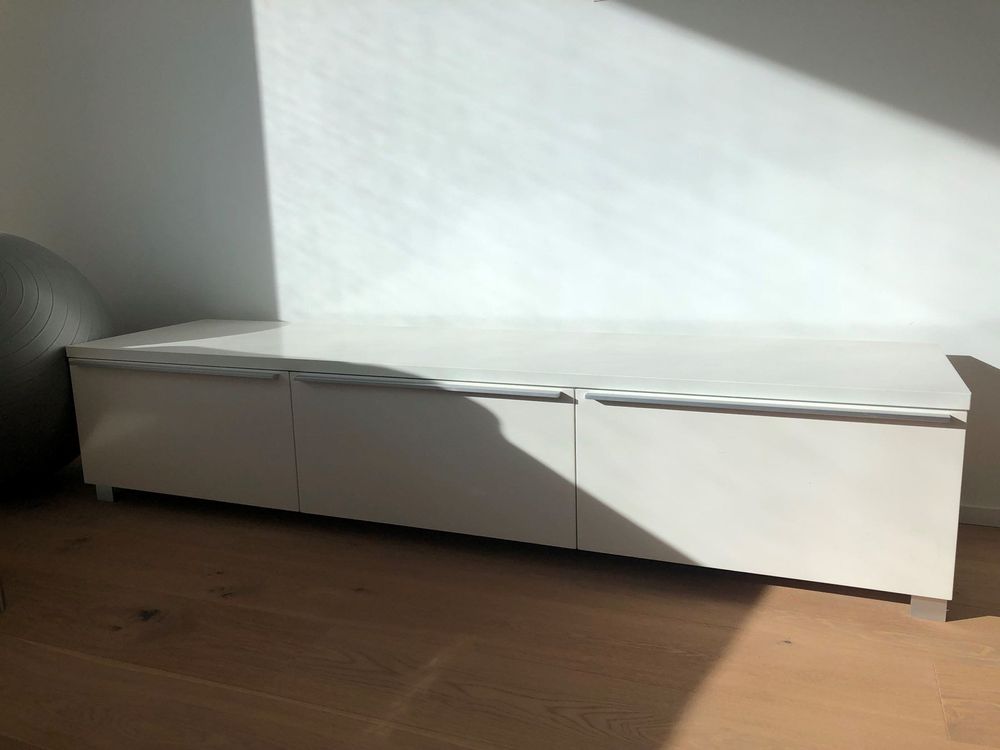 Sideboard Weiss mit 3 Schublade (Gebraucht) in Meilen für CHF 1 – mit ...