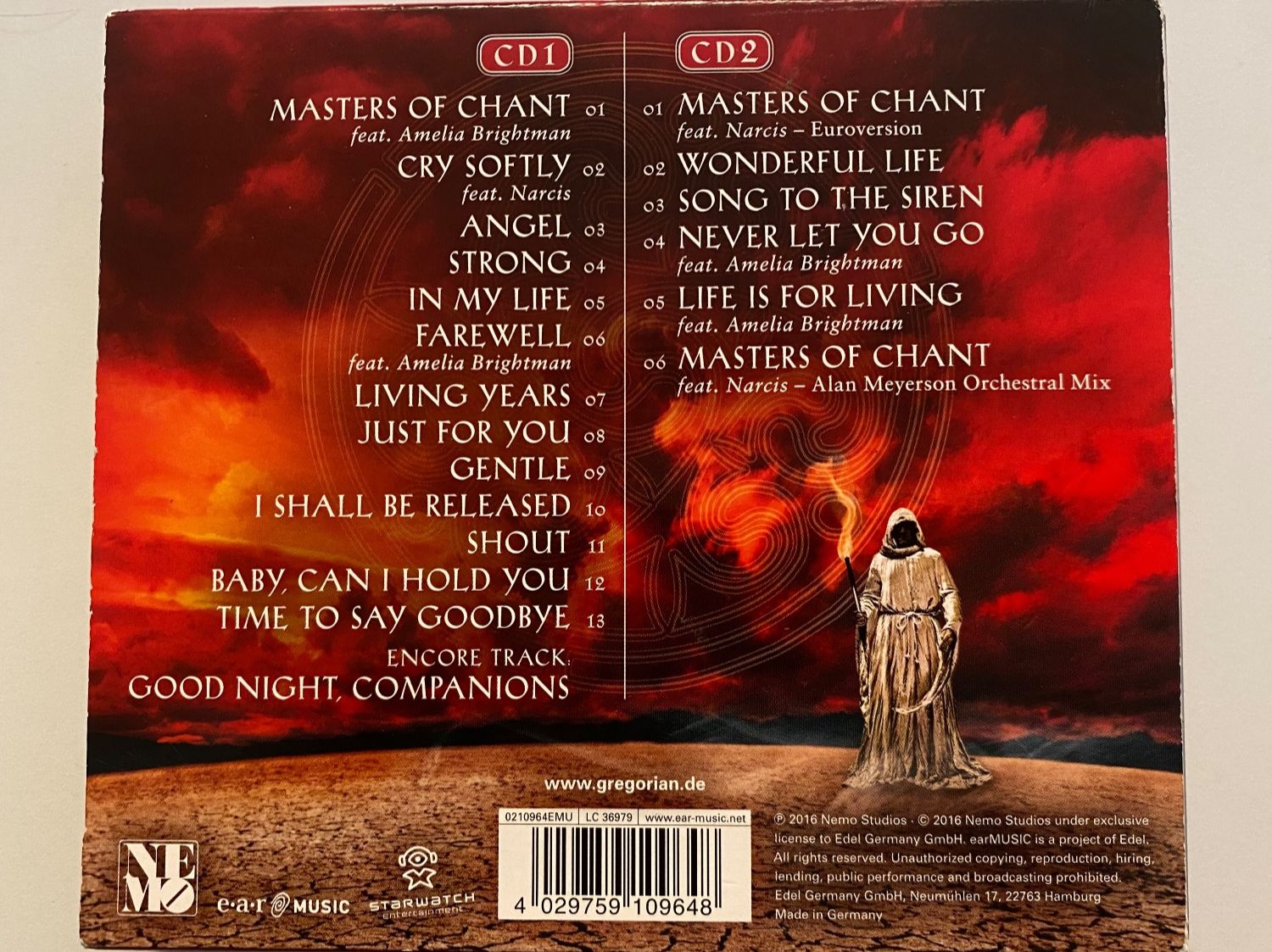 Weihnachten CD Gregorian Masters of Chant - The Final 🎄 (Gebraucht) in ...