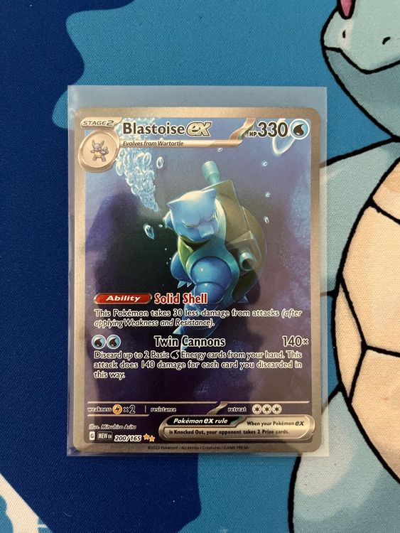 Blastoise EX - Pokémon 151 (Neuf (Voir description)) à pour CHF 55 ...