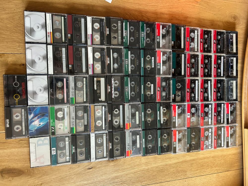 Kassetten Sammlung SONY, 67 MCs teils sehr selten (Gebraucht) in ...