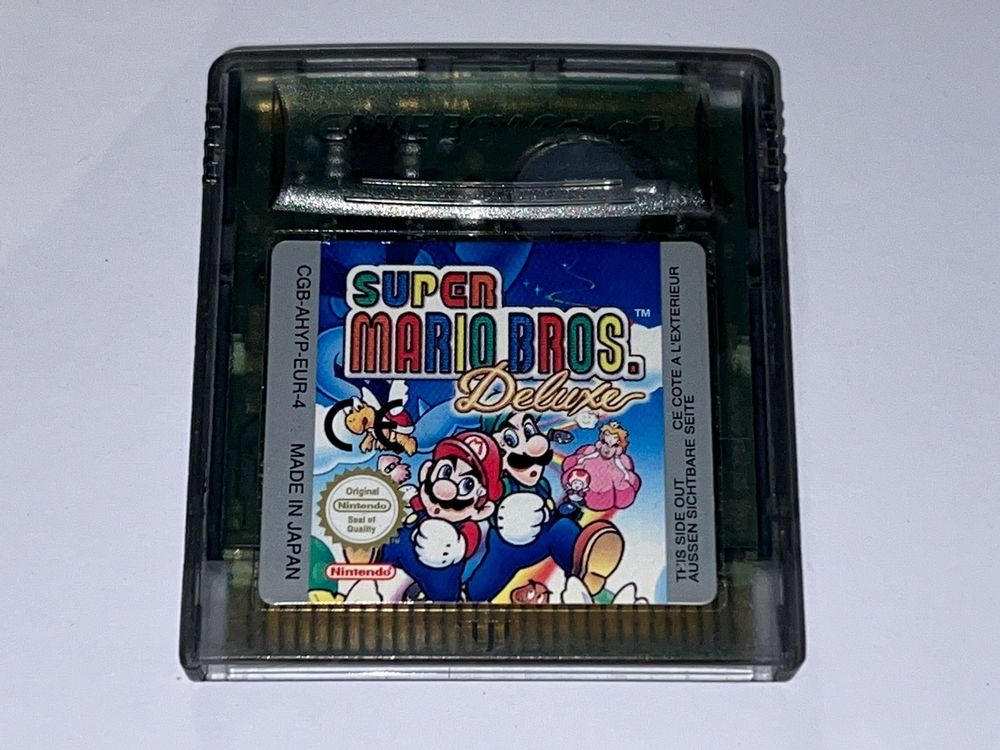 Game Boy Color (GBC) Spiel - Super Mario Bros. Deluxe (Gebraucht) in ...