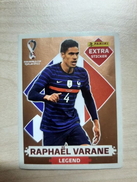 Raphael Varane Panini 2022 Legend Extra Sticker Bronce | Kaufen auf Ricardo