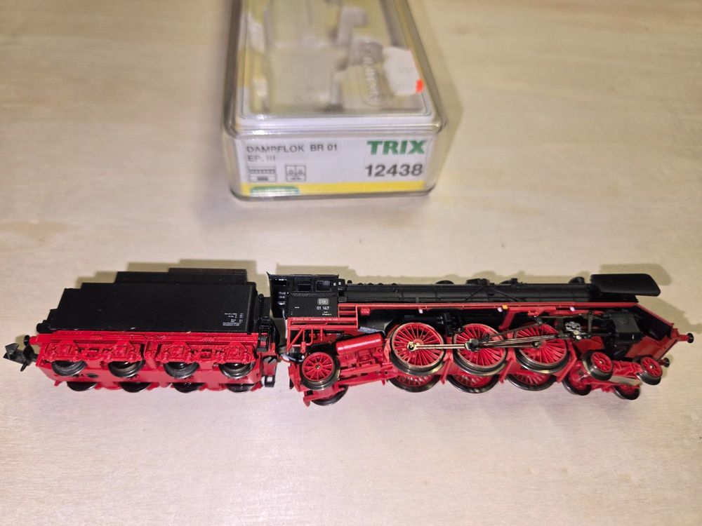Trix 12438 Dampflok BR01 mit Nem mit Decoder und OVP (Gebraucht) in ...